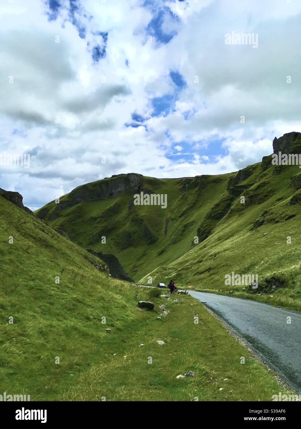 Winnets pass, Castleton Stock Photo - Alamy