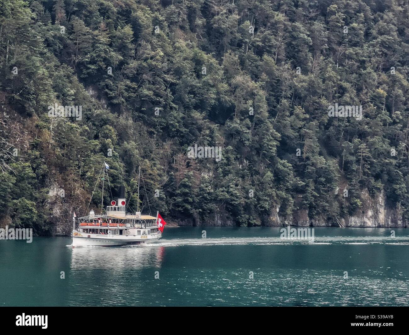 Historic paddle steamer on Lake Lucerne, Switzerland Stock Photo - Alamy