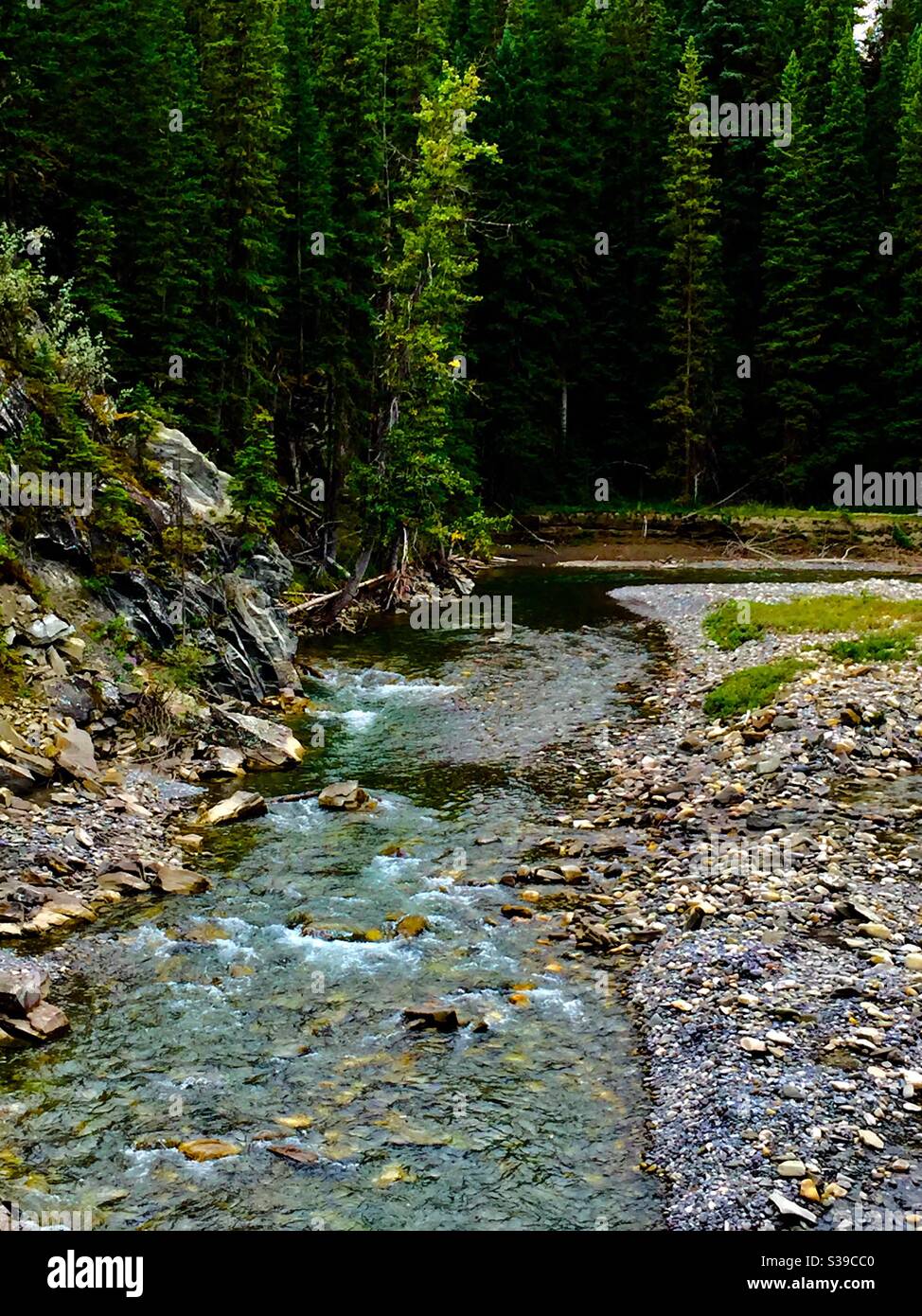 Traveling Alberta, Ghost River, Hamlet of Benchlands, Village of ...