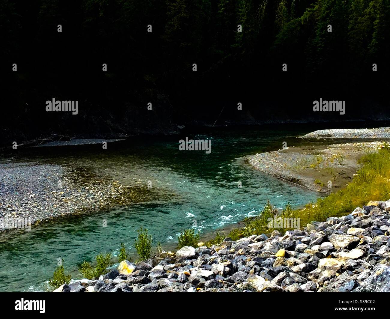 Traveling Alberta, Ghost River, Hamlet of Benchlands, Village of ...