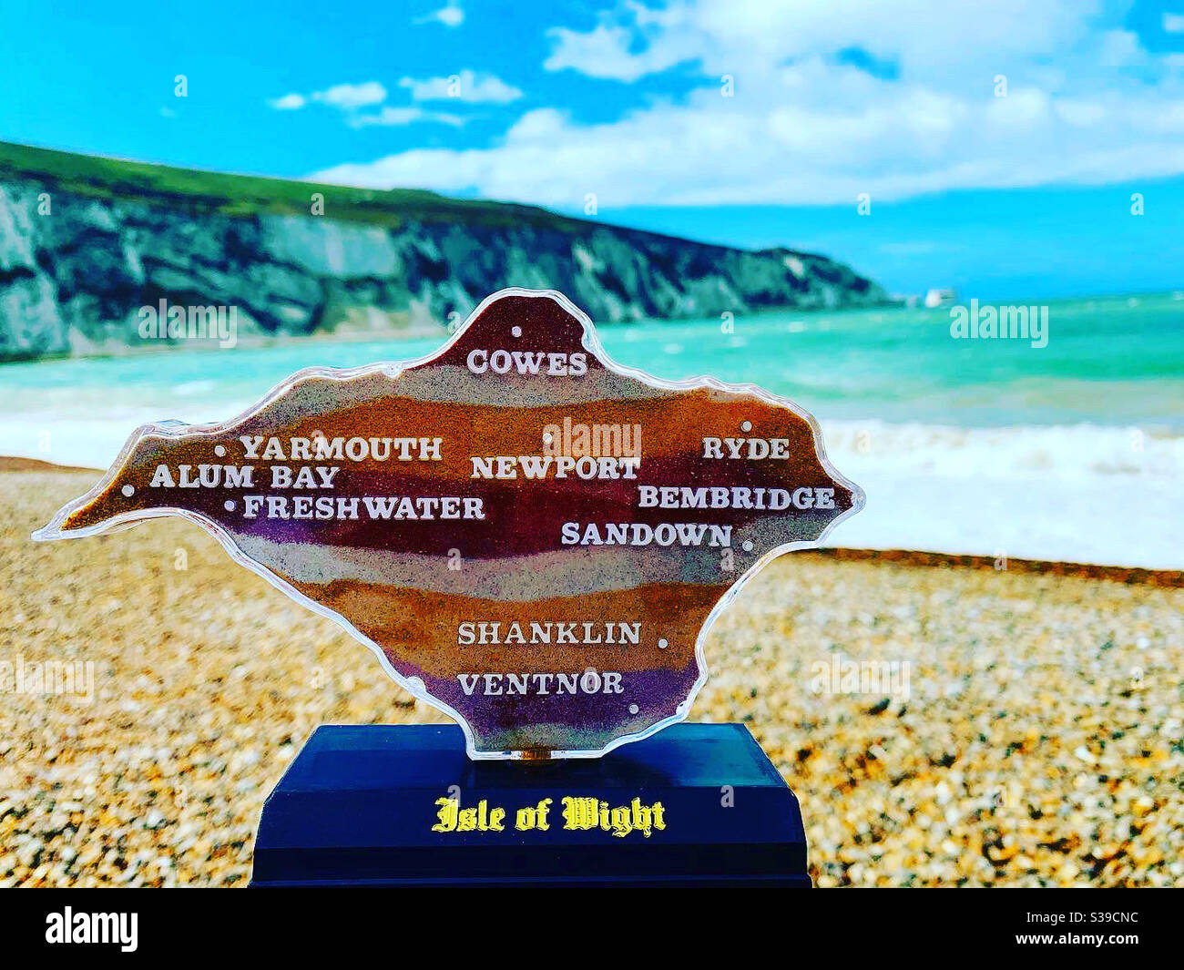 Map of the needles hi-res stock photography and images - Alamy