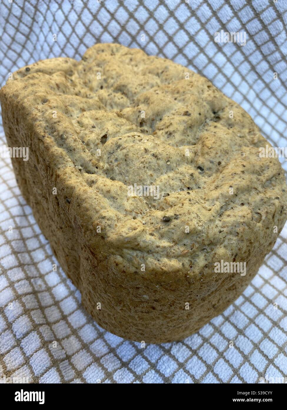 Homemade Wholemeal Rye Loaf with extra seeds Stock Photo - Alamy