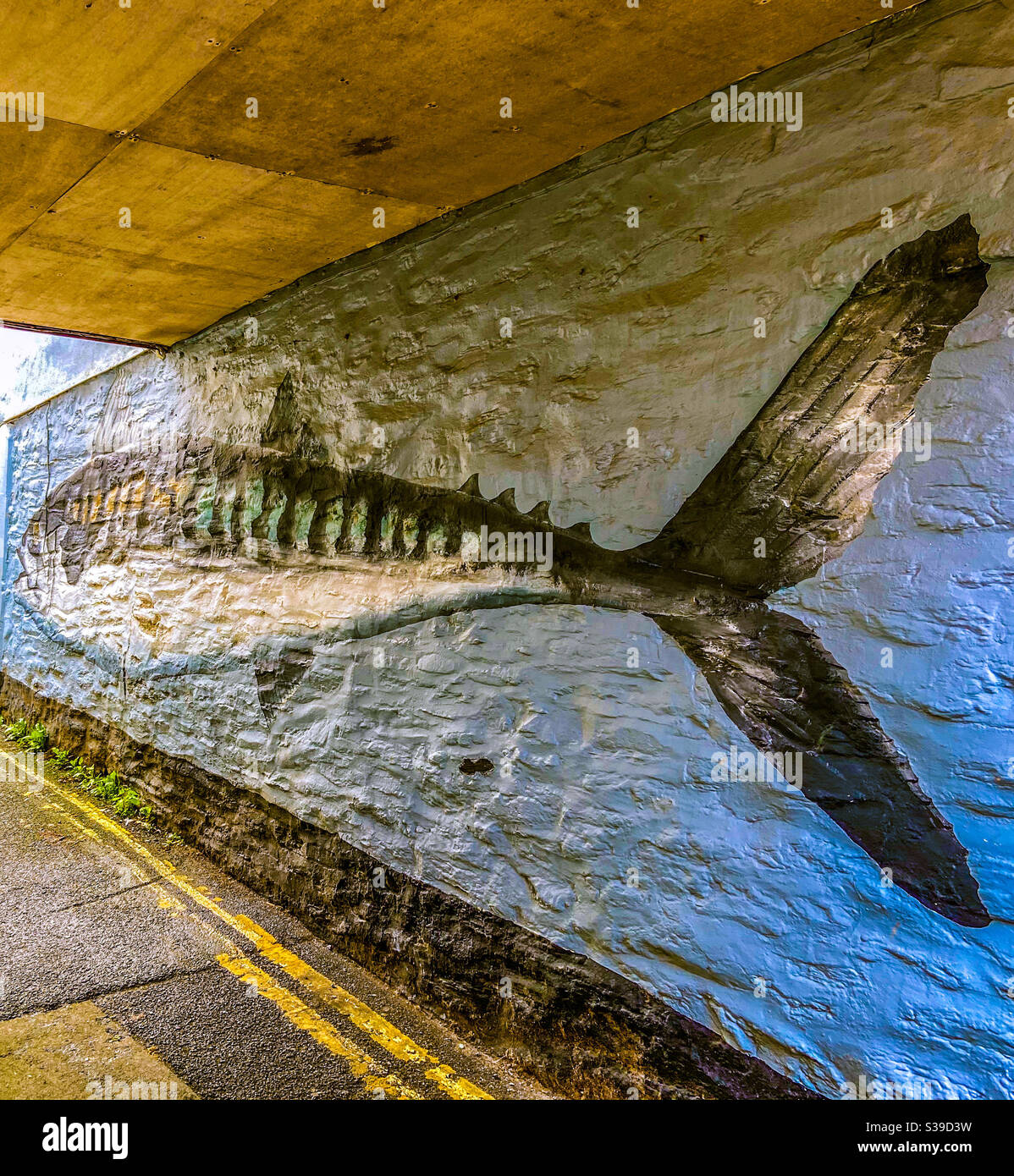 Fishing mural painting hi-res stock photography and images - Alamy