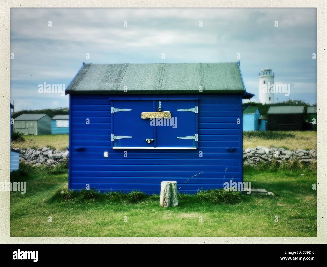 Traditional british beach shelter hi-res stock photography and images ...