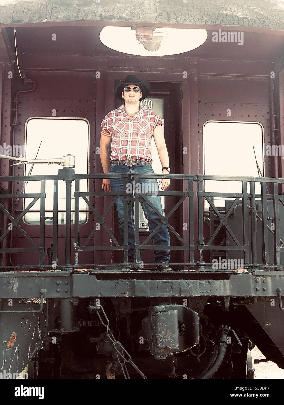 Cowboy train hi-res stock photography and images - Alamy