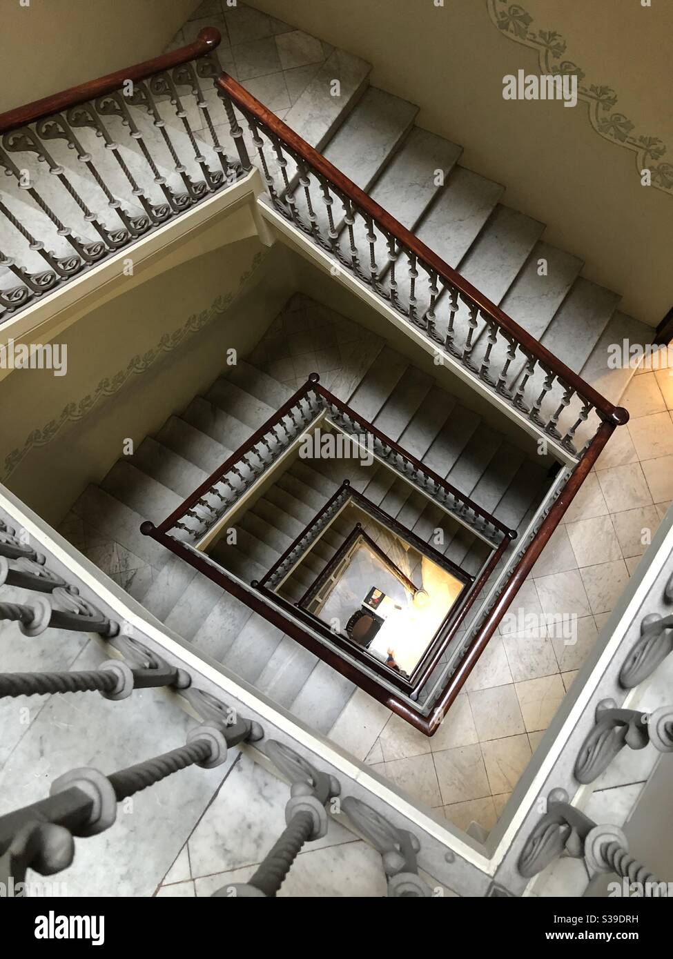 Winding stairs interior hi-res stock photography and images - Alamy