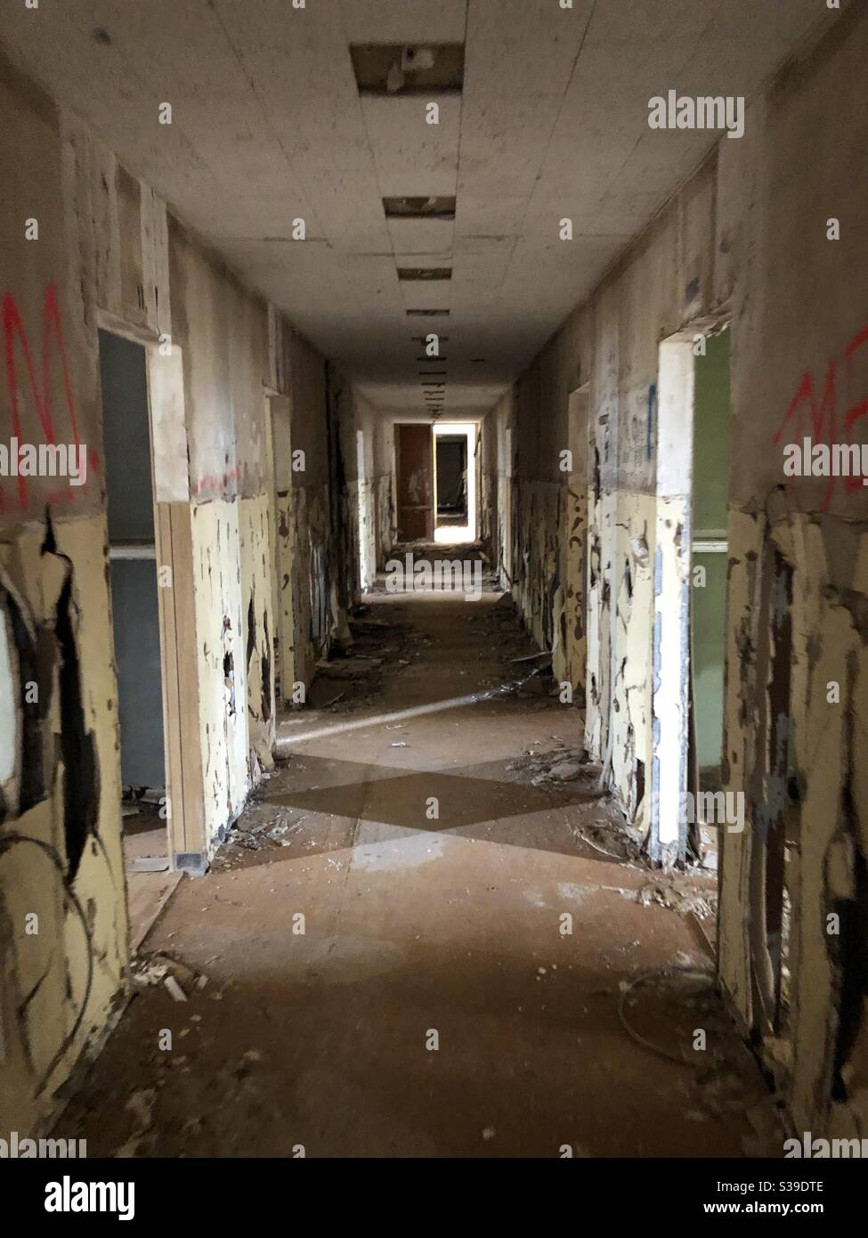 Scary School Hallway
