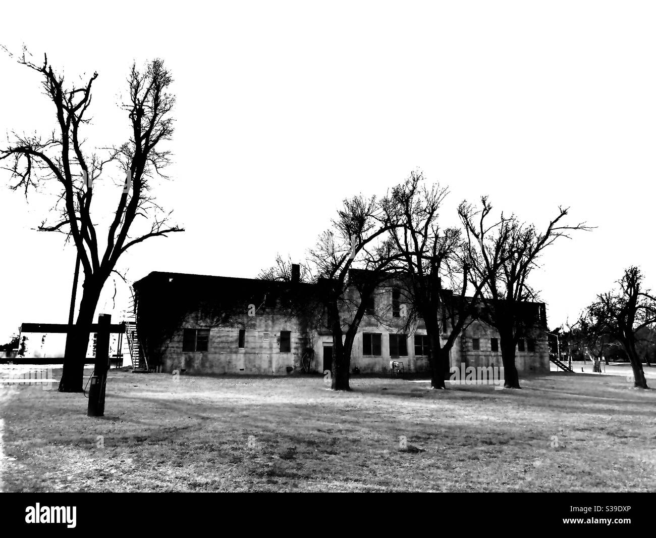 Creepy abandoned school hi-res stock photography and images - Alamy