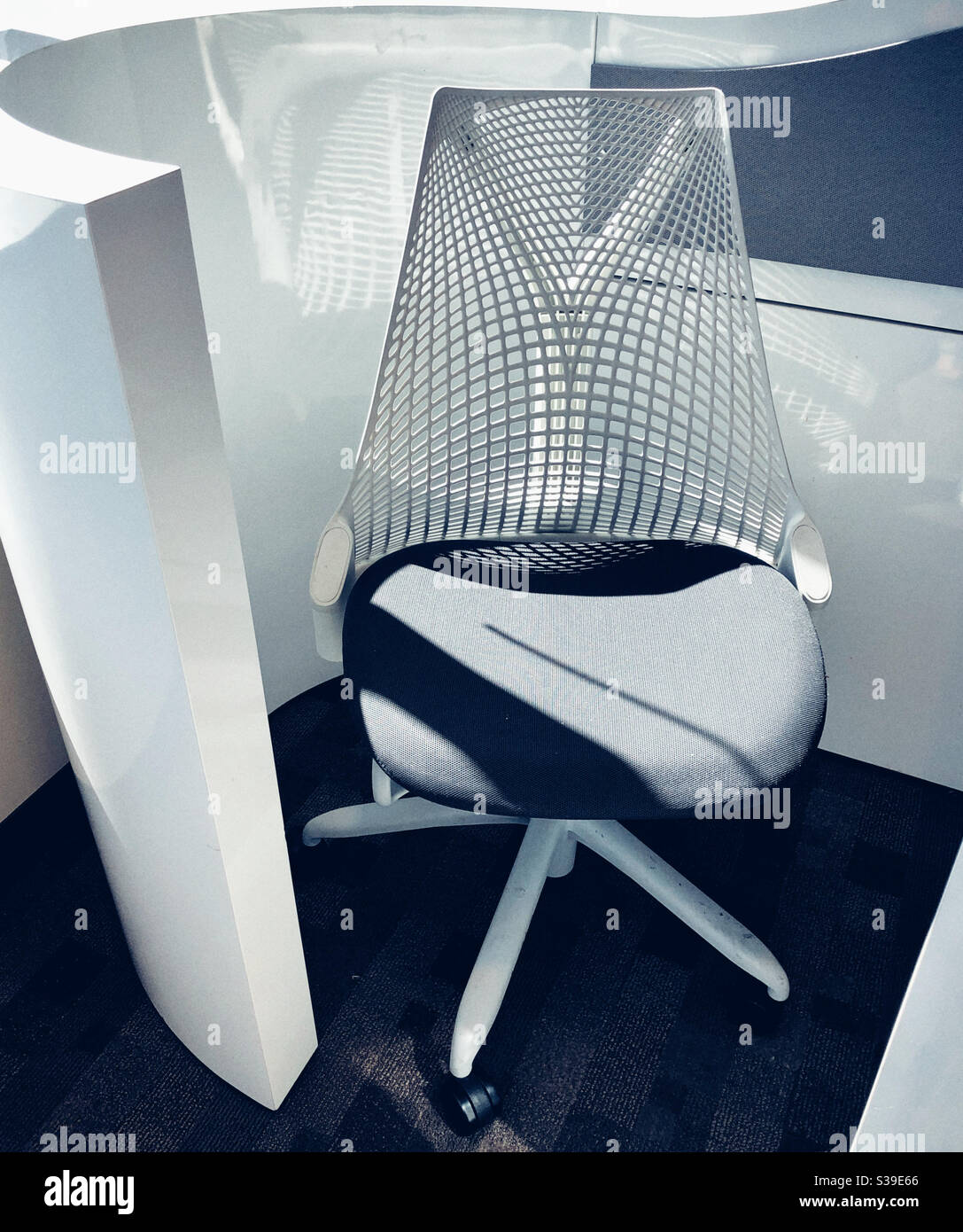 Enclosed office chair Stock Photo - Alamy