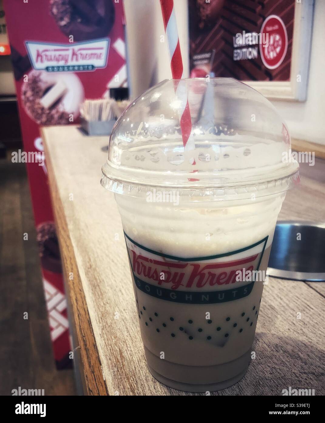 Krispy kreme coffee cup hi-res stock photography and images - Alamy