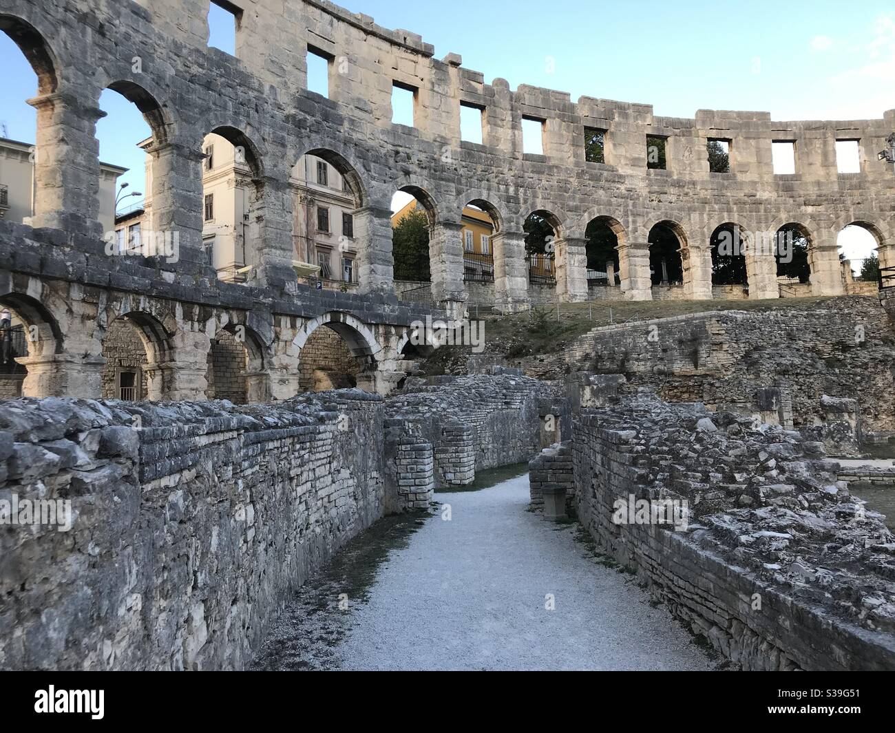 Pula Amphitheatre, Croatia Stock Photo - Alamy