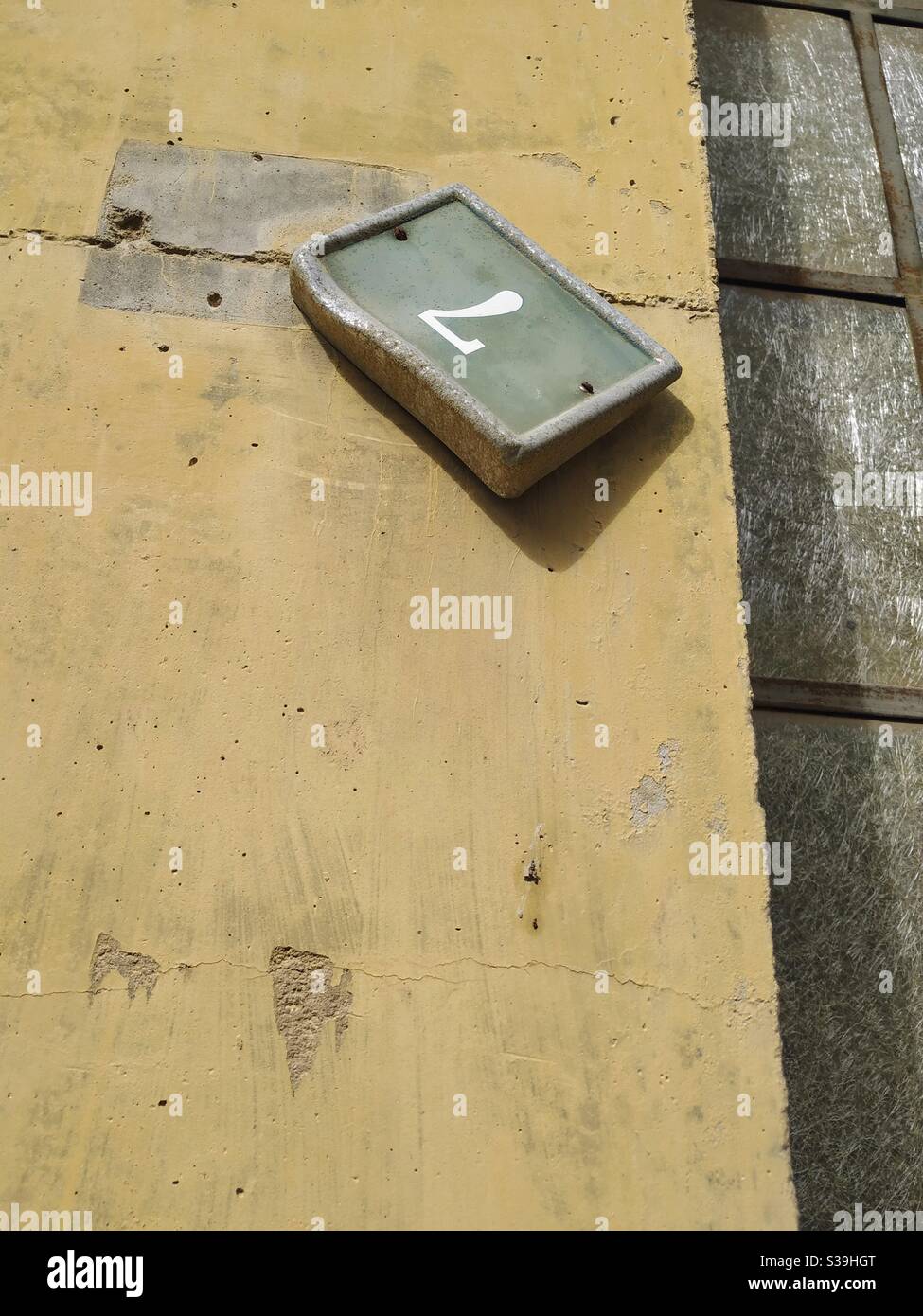 Old address sign hi-res stock photography and images - Alamy