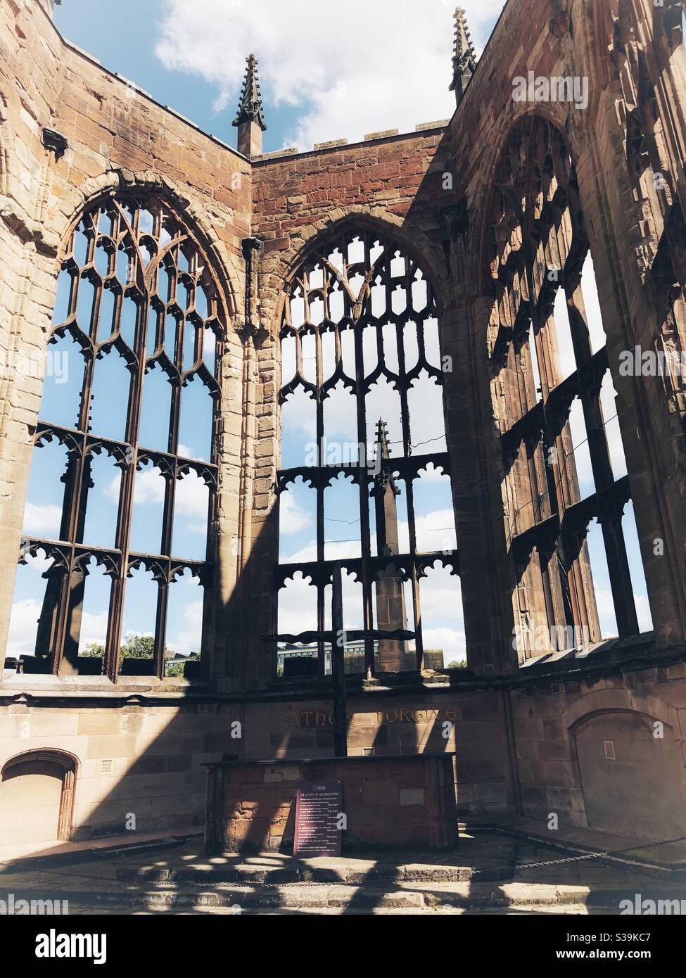 Coventry Cathedral, The Cathedral Church of St Michael, was bombed ...