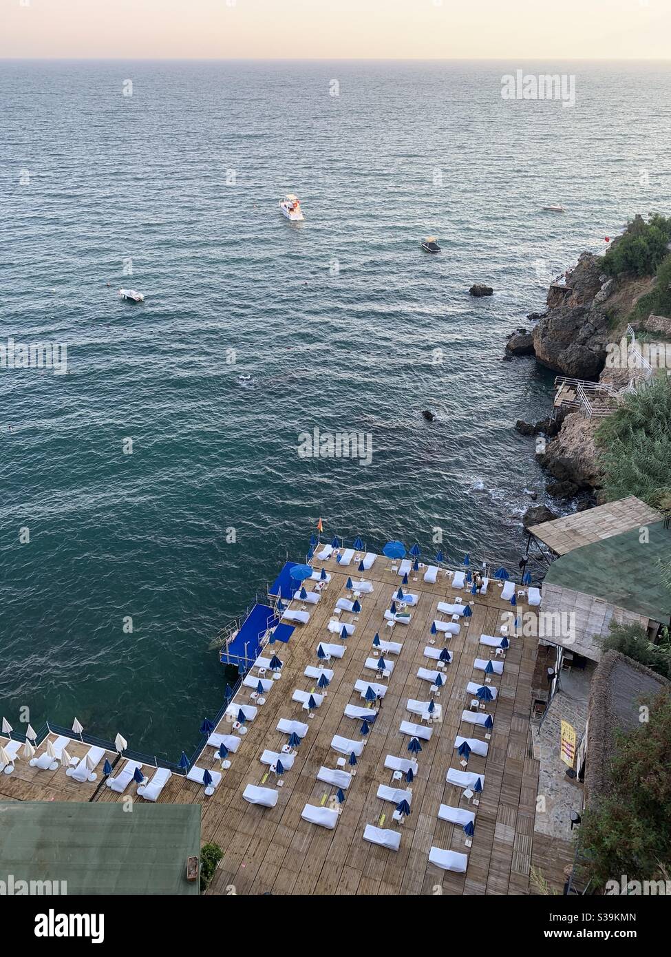 Belem beach view from balcony Stock Photo - Alamy