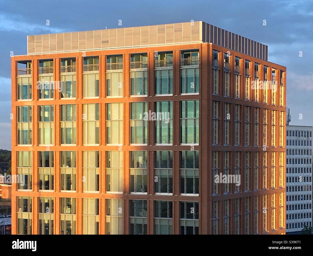 Coventry City Council building in glowing morning sunlight Stock Photo ...