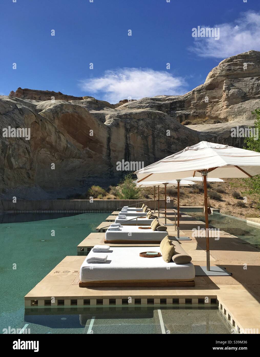 Swimming Pool at Amangiri Hotel, Arizona Stock Photo - Alamy