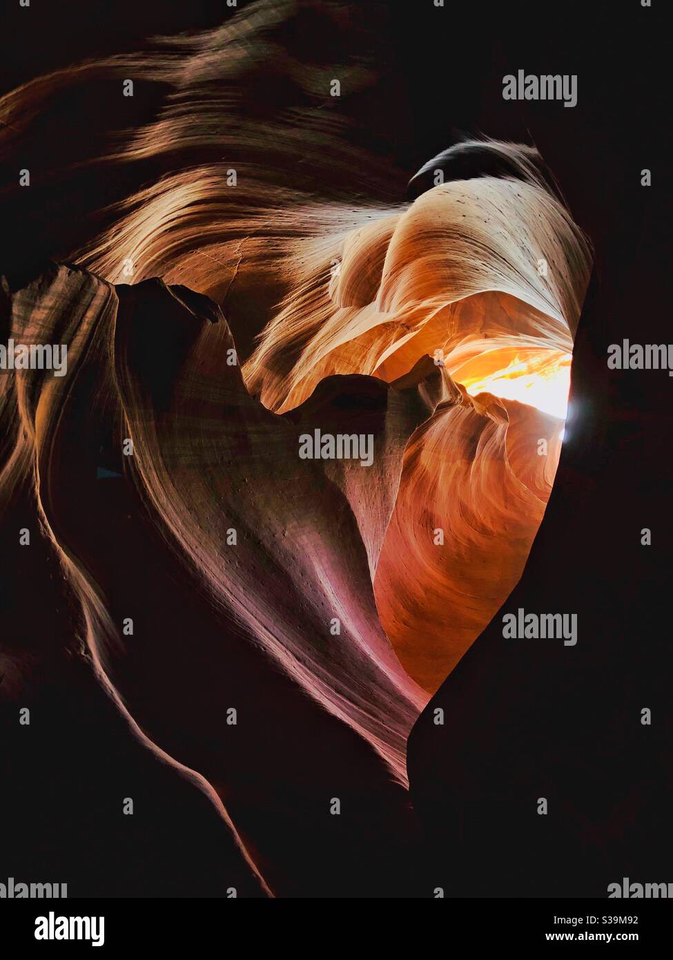 Antelope Canyon - Heart Shape Stock Photo - Alamy
