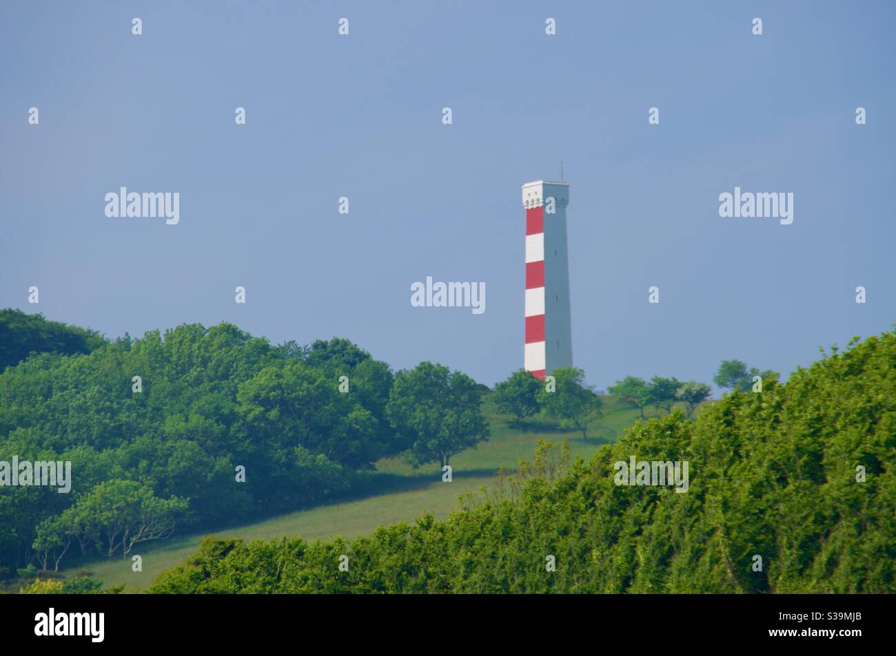 The Daymark Fowey Stock Photo - Alamy