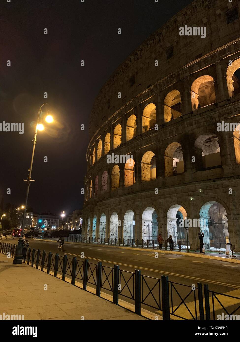 Colosseum at Night Stock Photo - Alamy