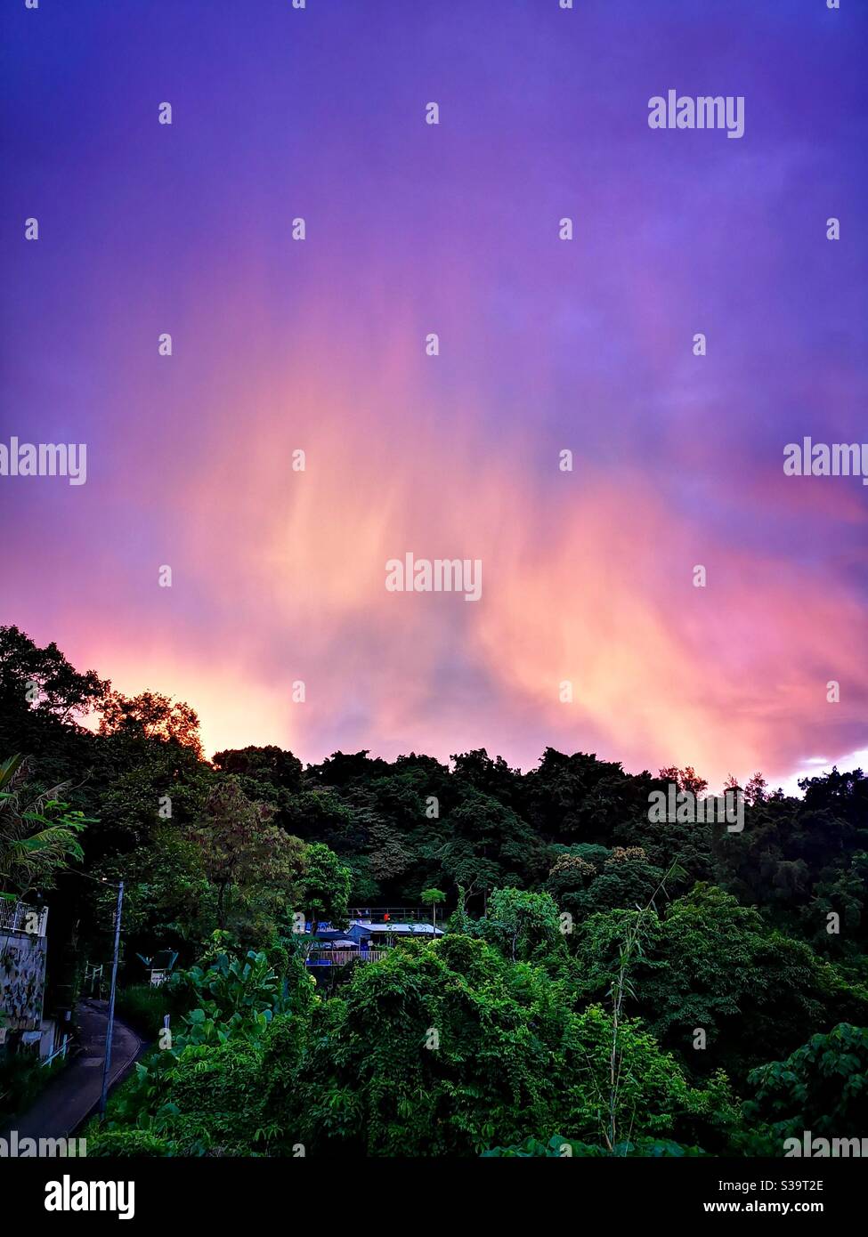 Unique morning light just after dawn Stock Photo - Alamy