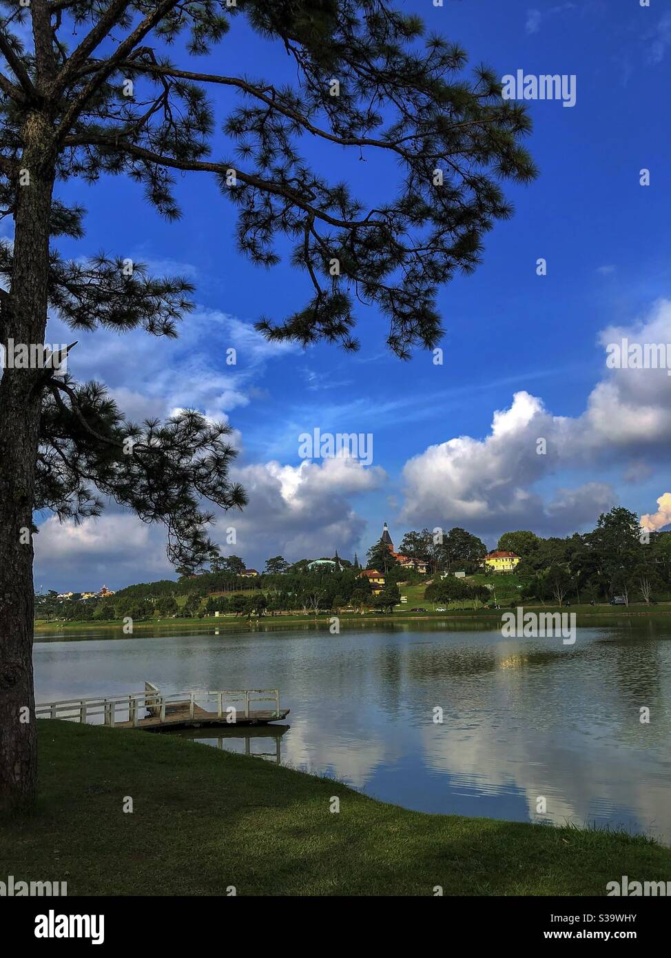 Landscape mountain dalat Stock Photo - Alamy