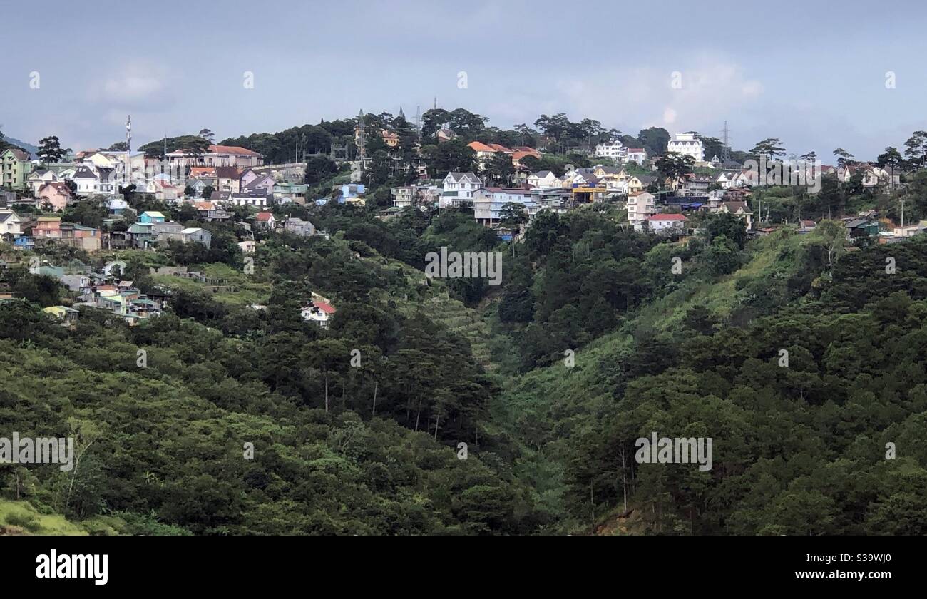 high mountain dalat town Stock Photo - Alamy
