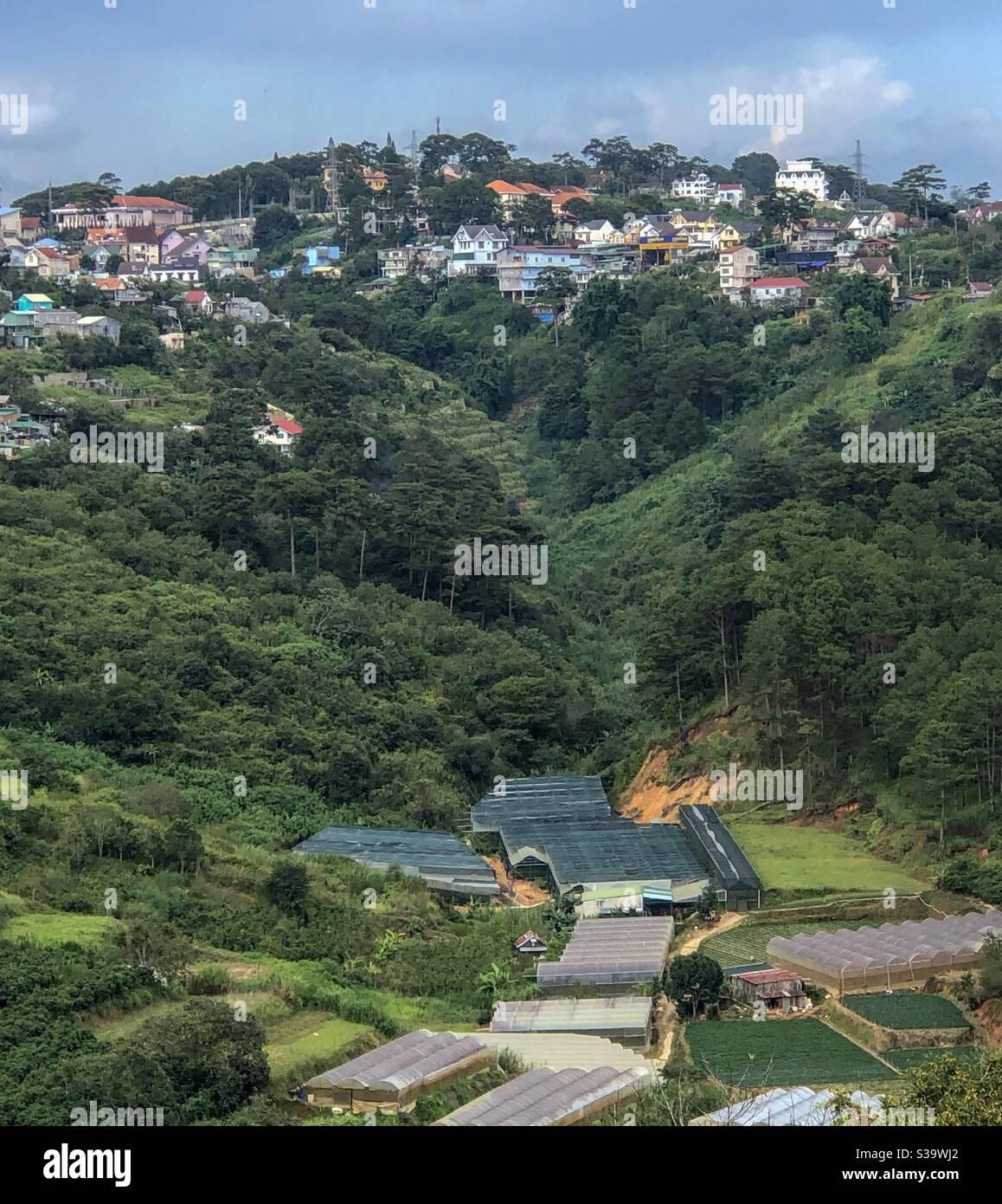 high mountain dalat town Stock Photo - Alamy
