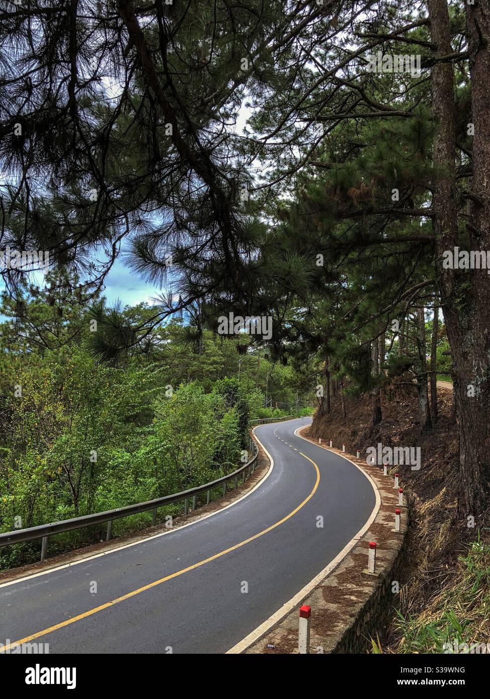 way down the pass Stock Photo - Alamy