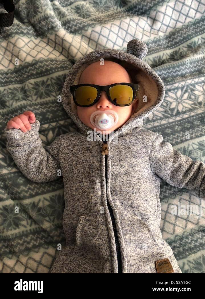 Cool baby boy Stock Photo - Alamy