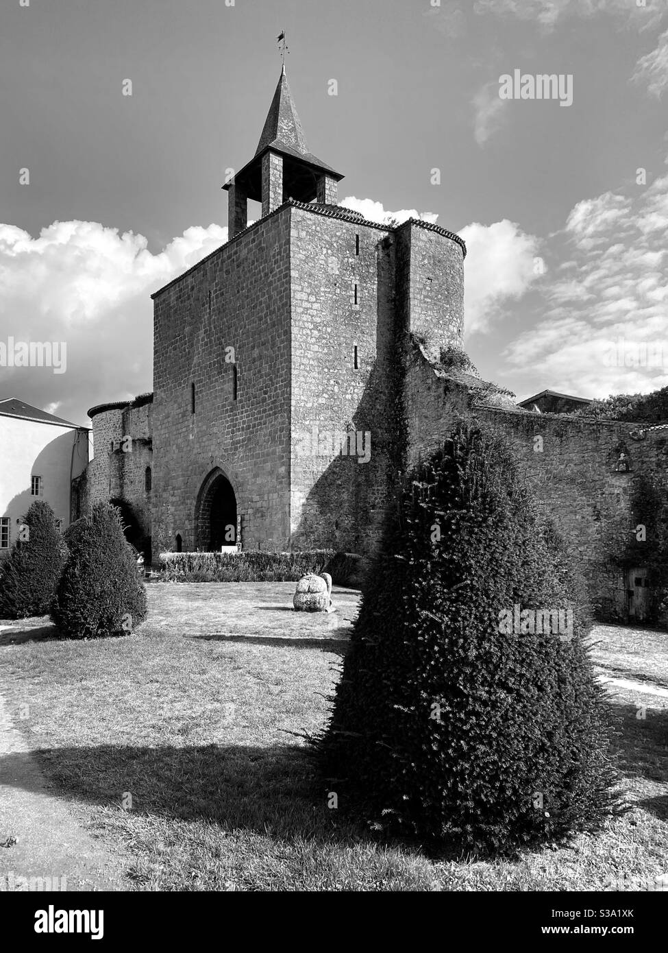 The Citadel gateway Parthenay France Stock Photo - Alamy