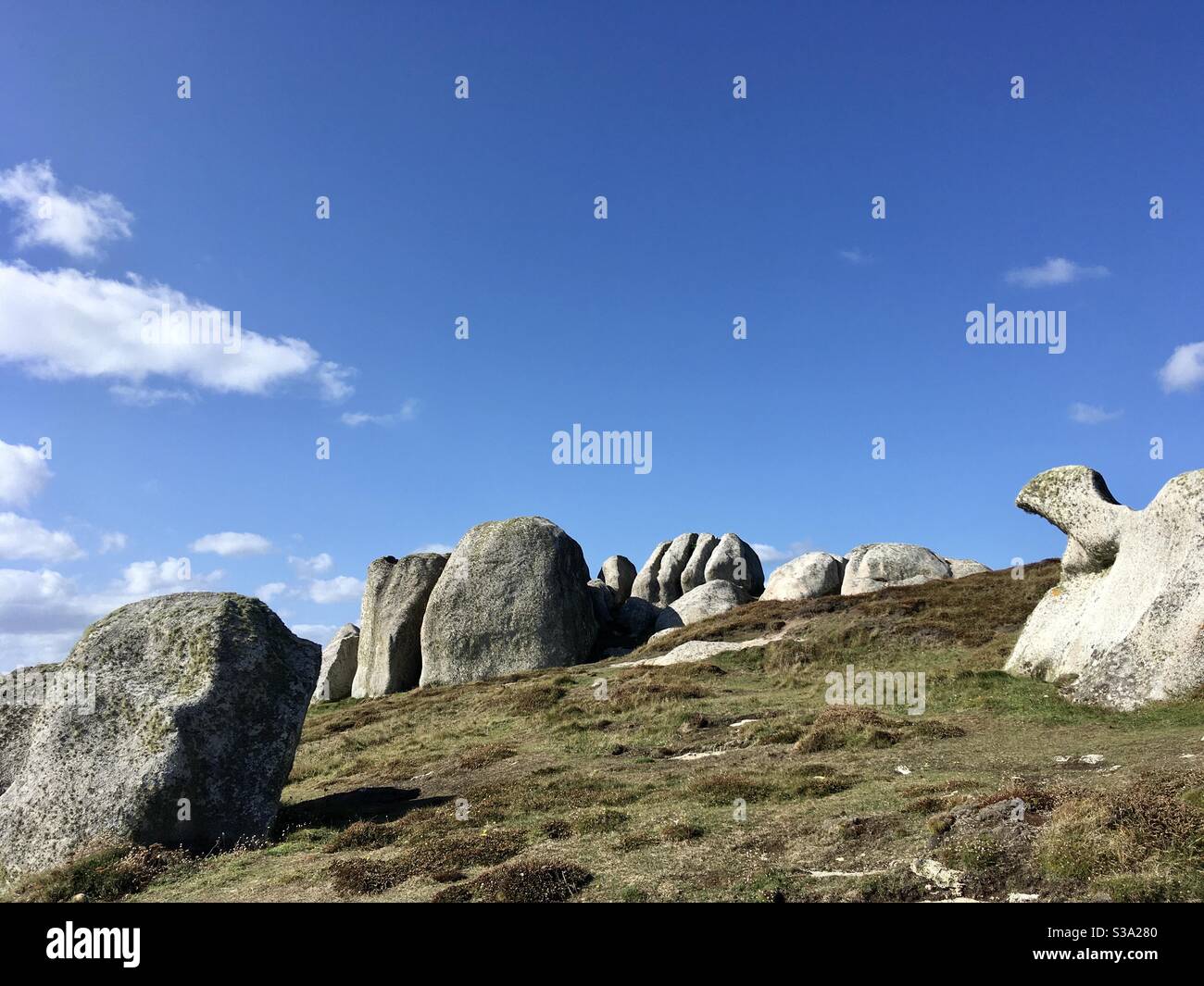 Natural rock formations, Isles of Scilly Stock Photo - Alamy