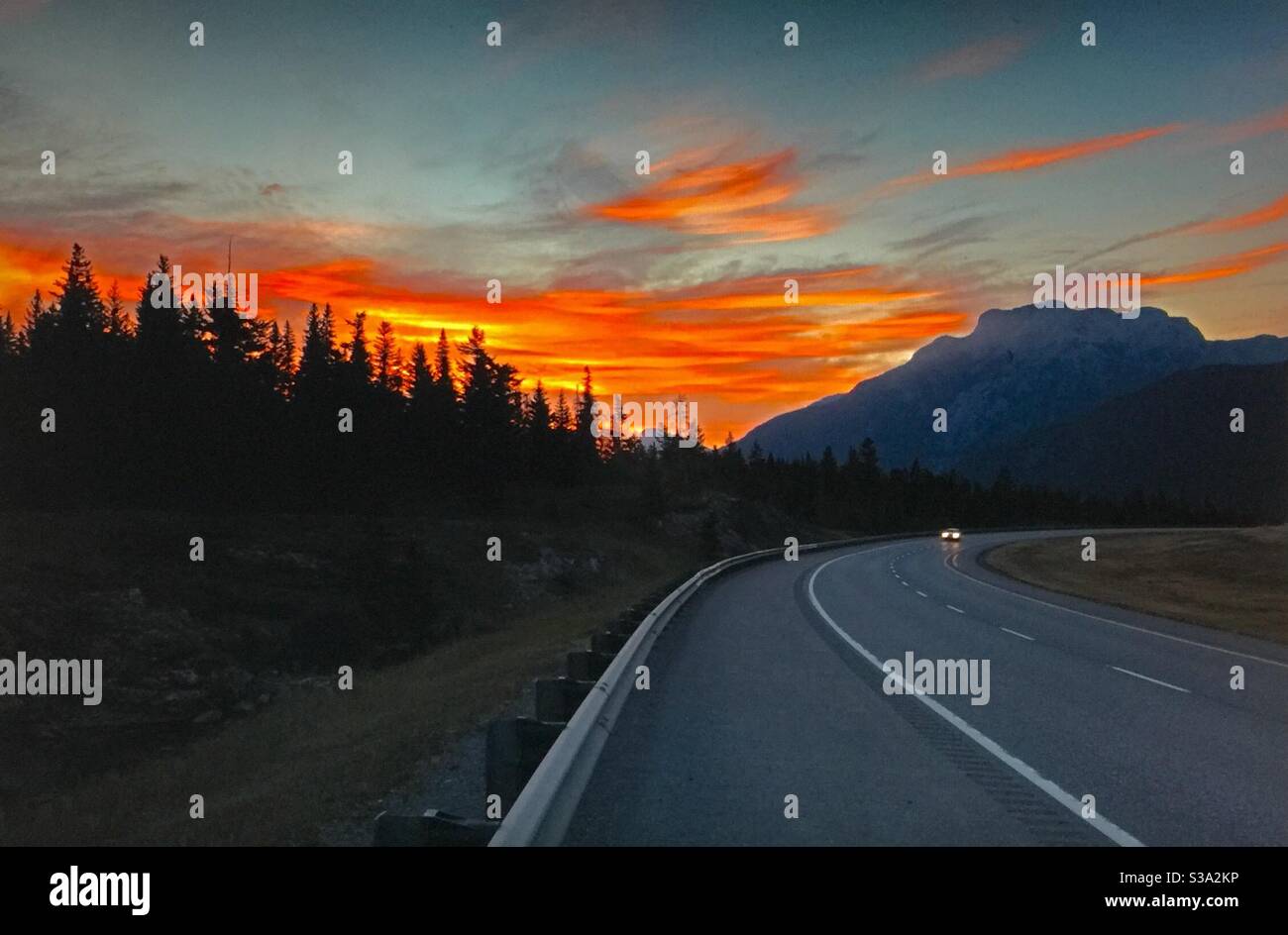 Bow valley highway hi-res stock photography and images - Alamy