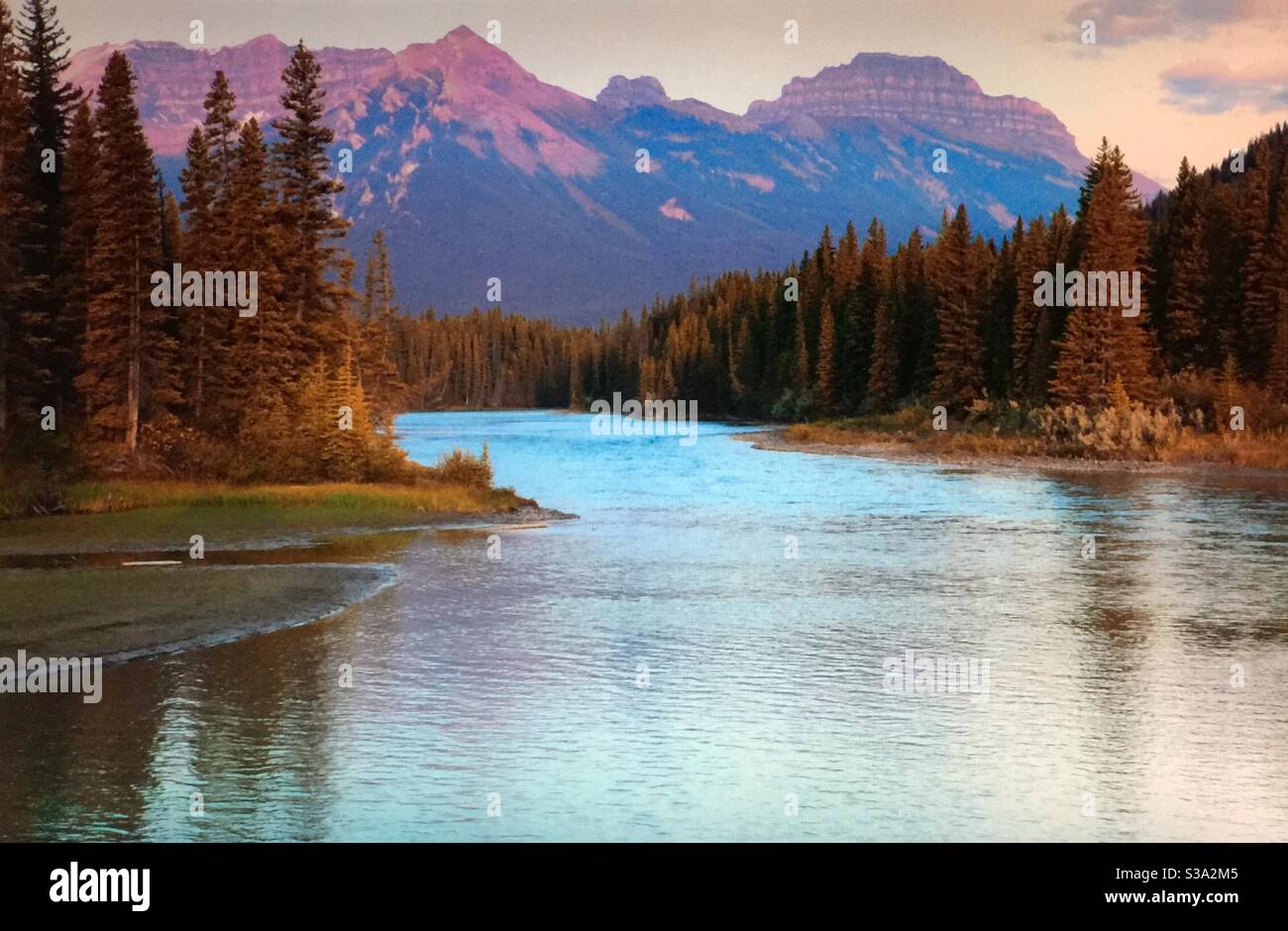 Alberta Bound, Bow River, Bow Valley Provincial Park, Canadian Rockies ...