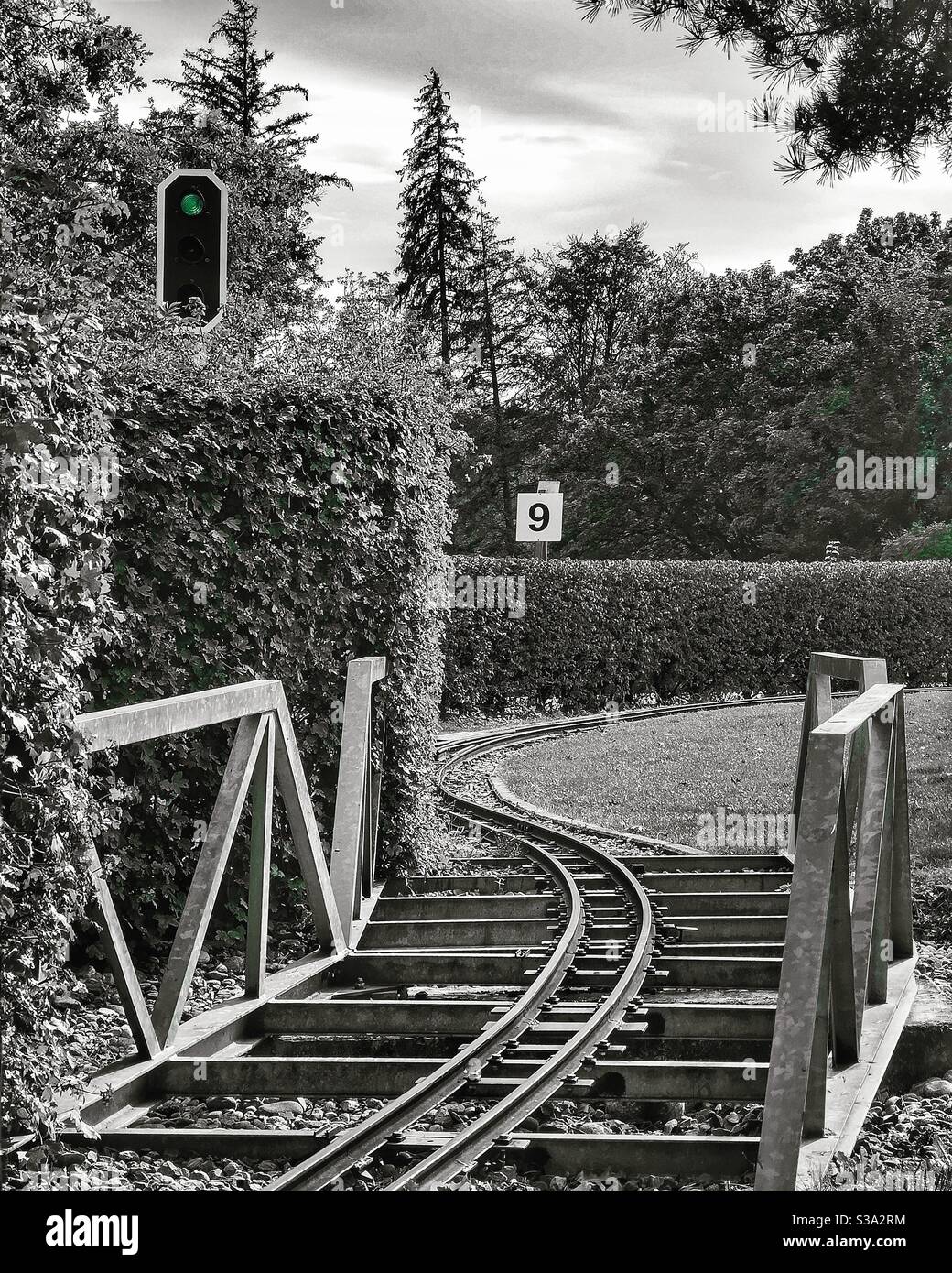 Miniature railway tracks hi-res stock photography and images - Alamy