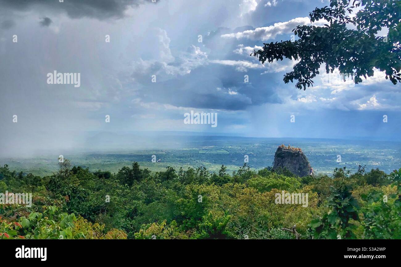 Popa mountain hi-res stock photography and images - Alamy