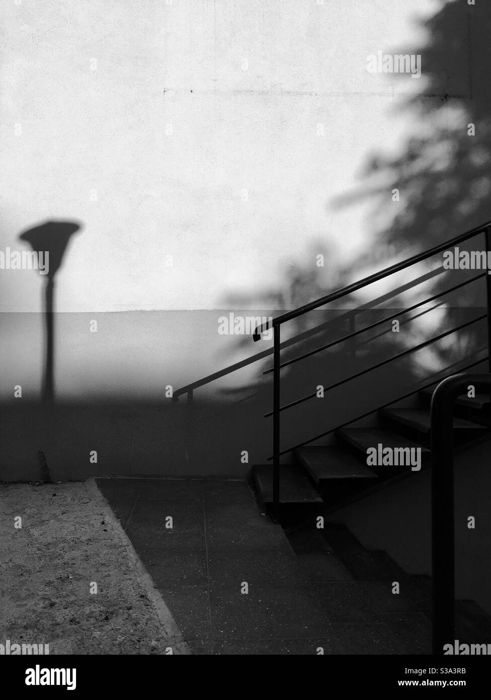 Stair railings hi-res stock photography and images - Alamy