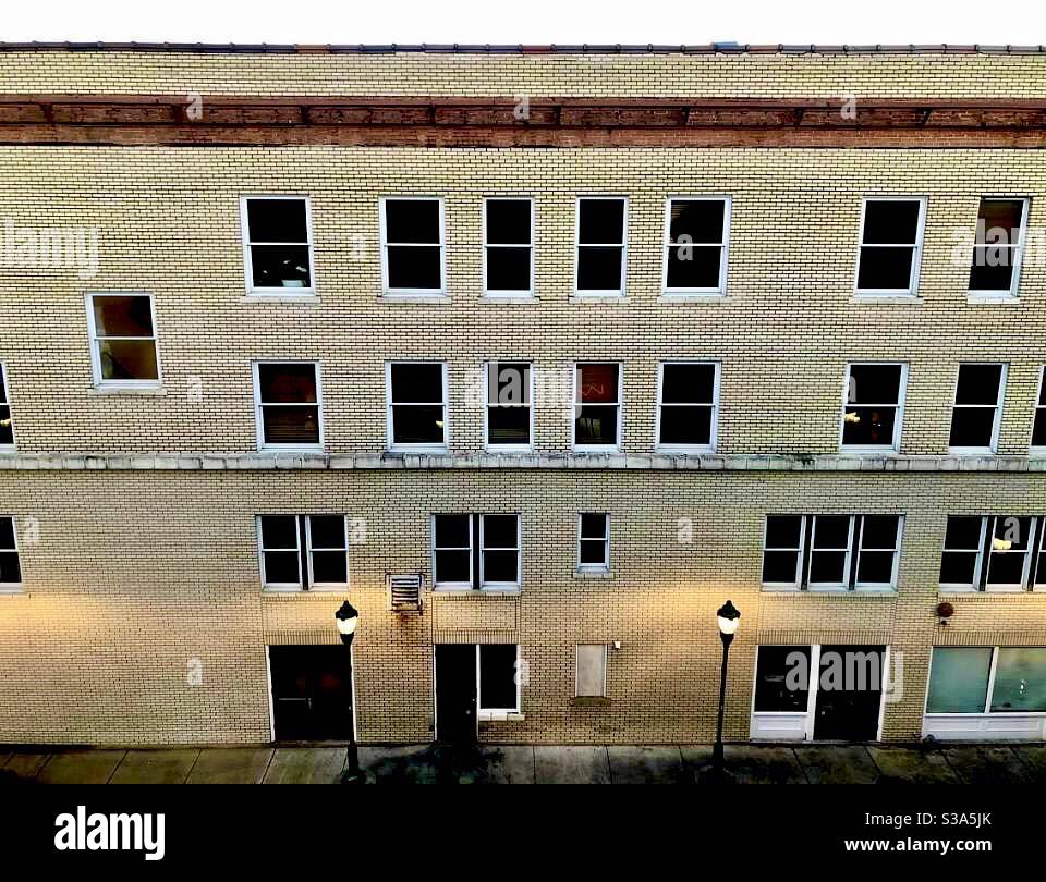 Old building with windows Stock Photo - Alamy
