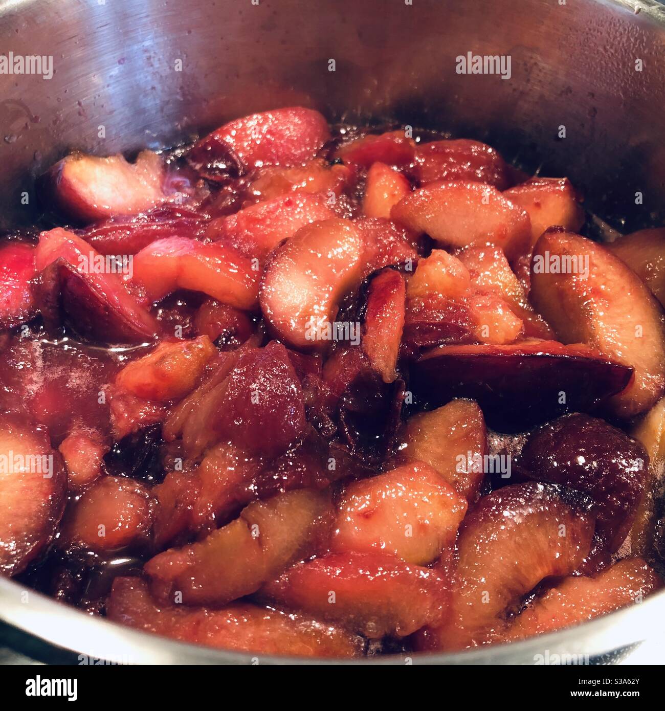 Plums in a pot hi-res stock photography and images - Alamy