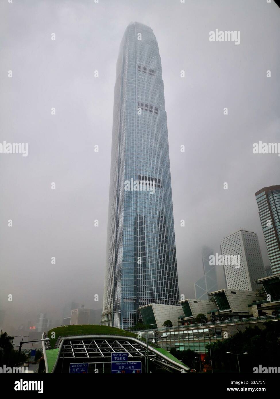 Hong kong rainy day skyline hi-res stock photography and images - Alamy