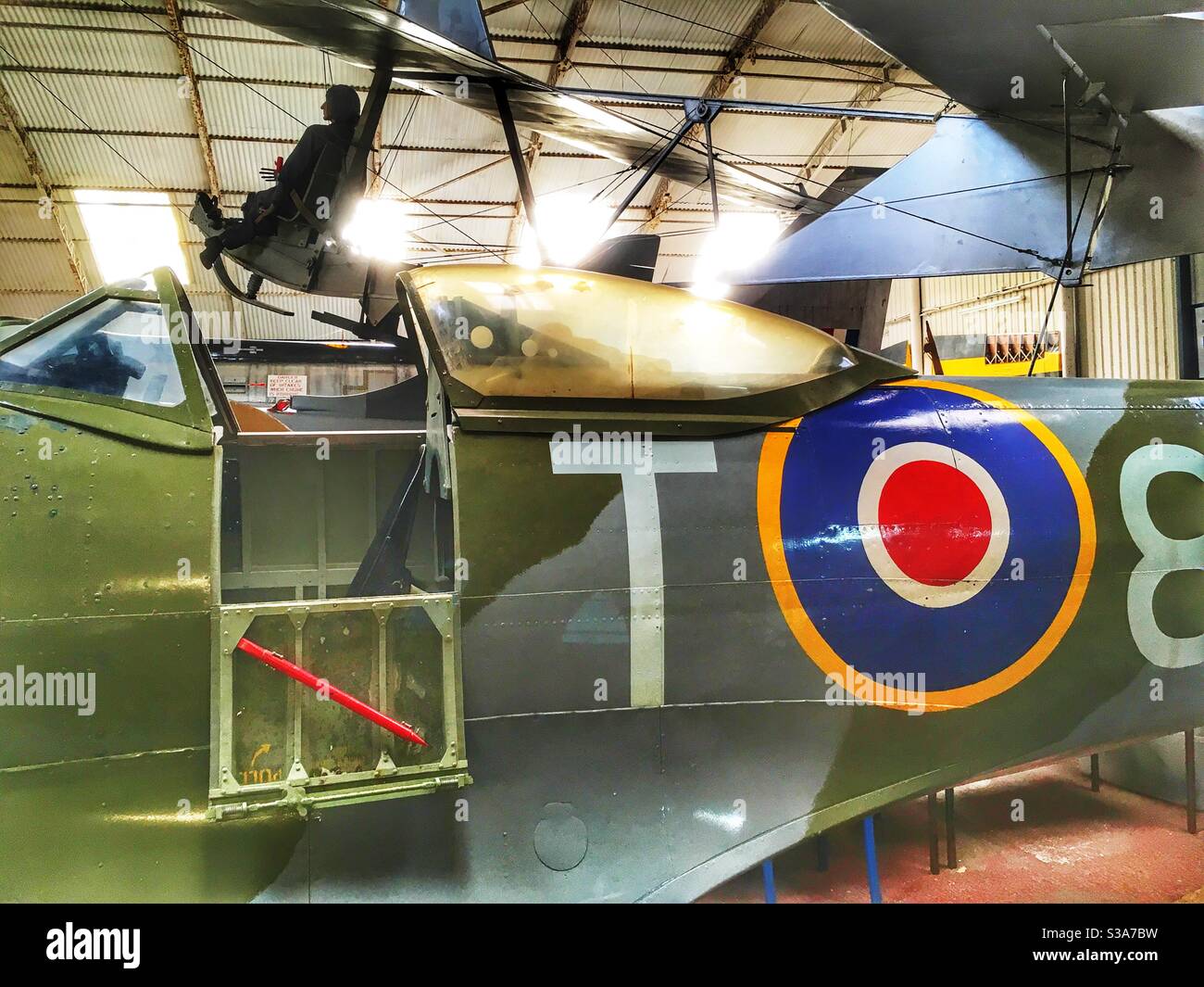 Spitfire fighter aircraft, Norfolk and Suffolk aviation museum Stock ...