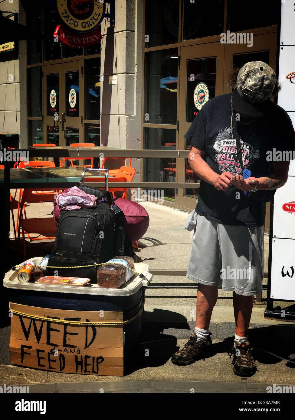 Homeless in seattle hi-res stock photography and images - Alamy