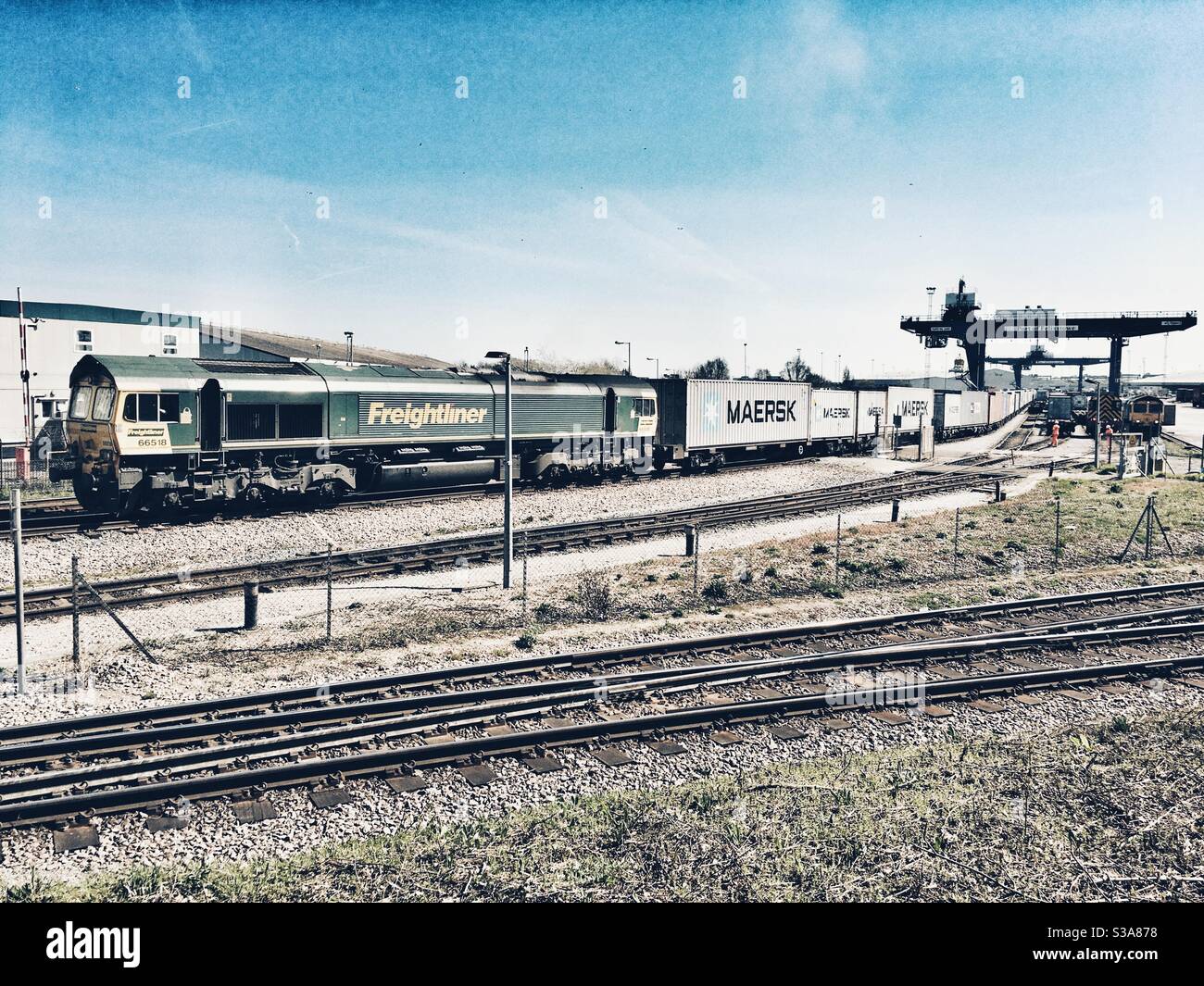 Class 66 diesel locomotive hi-res stock photography and images - Alamy