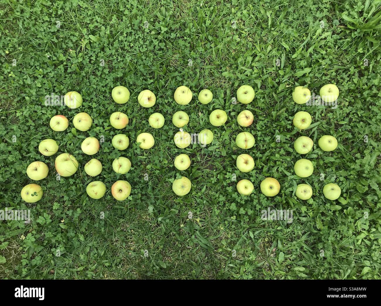 Apple word hi-res stock photography and images - Alamy