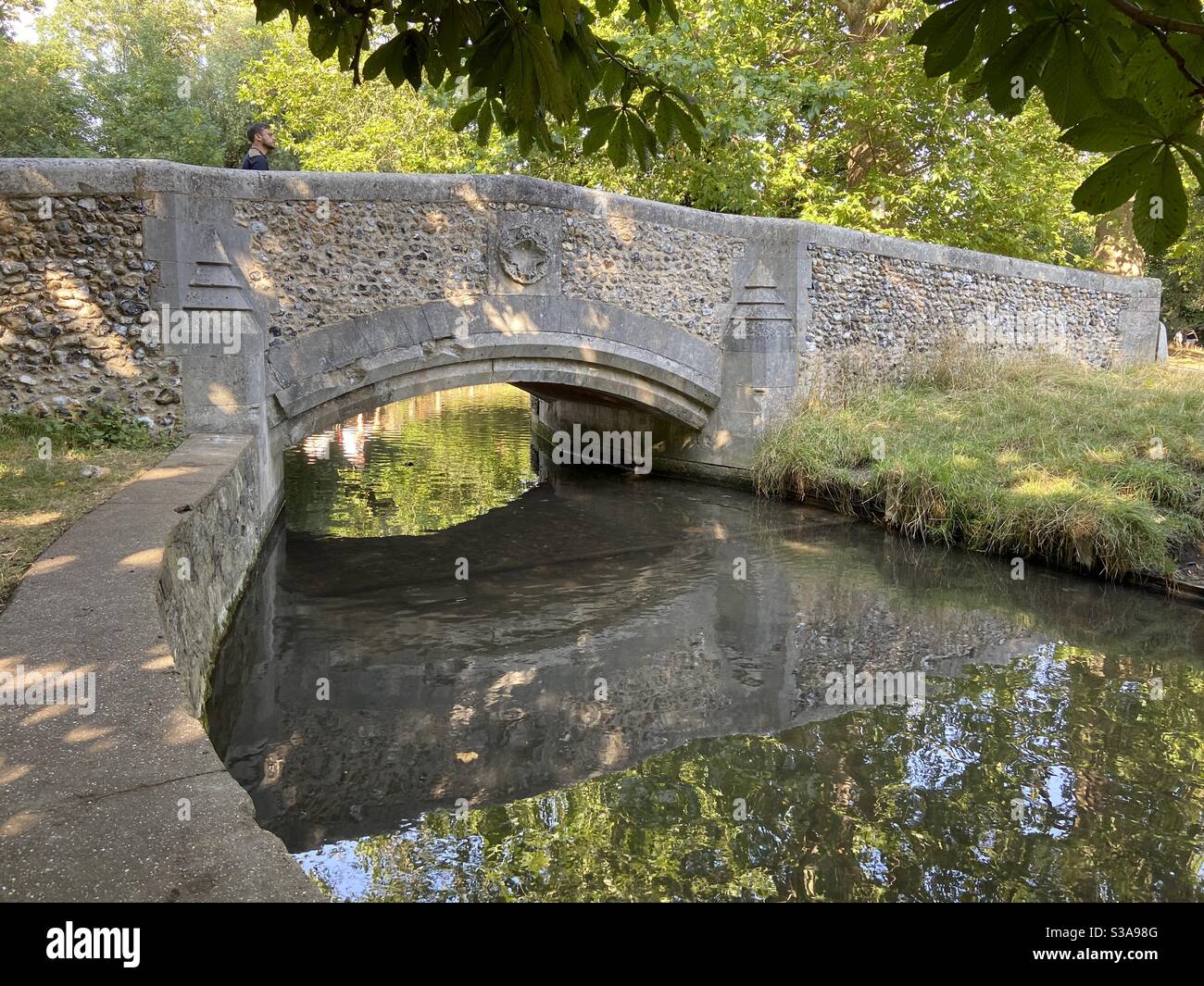 The Wandle River Stock Photo - Alamy