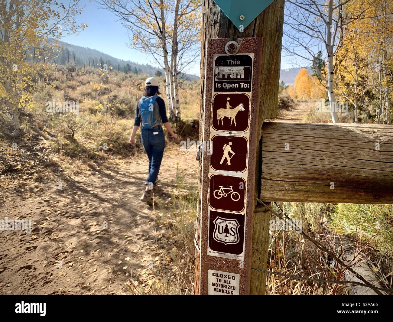 National forest service signs hi-res stock photography and images - Alamy