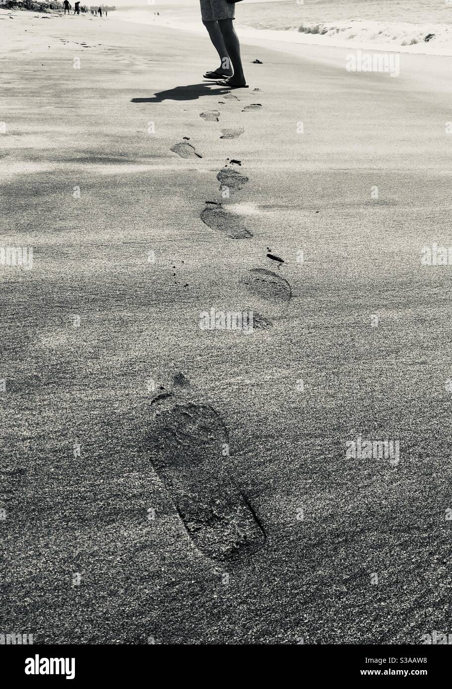 Walking in your footsteps hi-res stock photography and images - Alamy