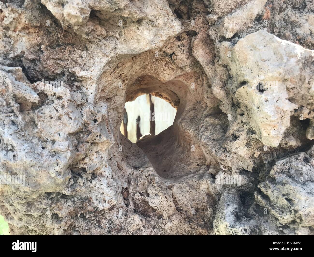 Hole through stone hi-res stock photography and images - Alamy