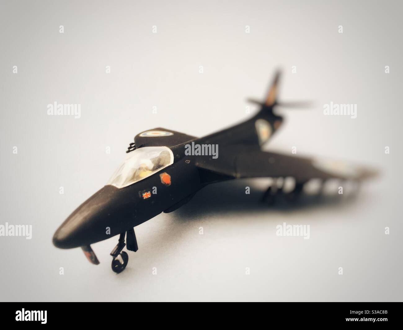 Airfix Hawker Hunter 1/72 scale model aircraft Stock Photo - Alamy