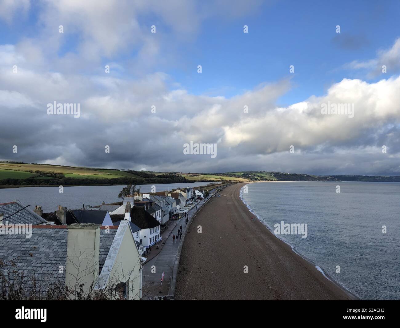 Coastal Village Torcross & Slapton Sands Stock Photo - Alamy