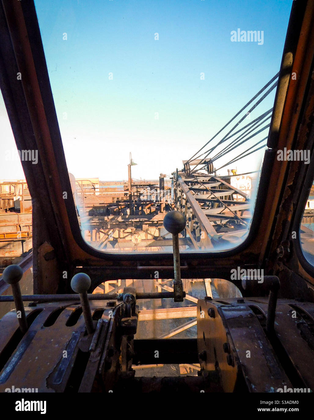Crane cab hi-res stock photography and images - Alamy